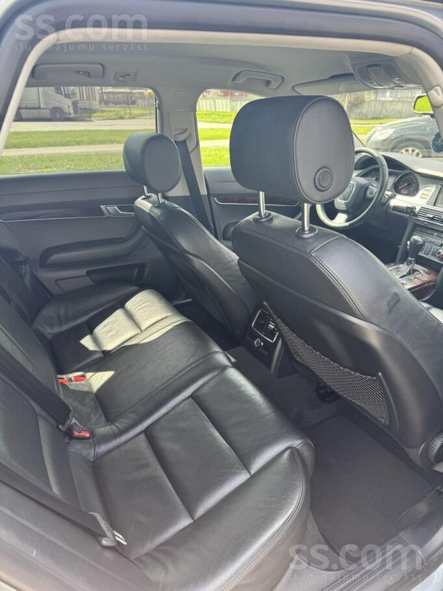 Grey Audi A6 2008 in Riga, with an engine capacity of 3.00 L and mileage of 295 thousand km for 4890 €, photo 12 on AUTOMOTO.COM.LV