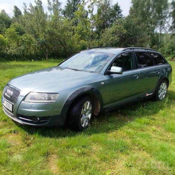 Grey Audi A6 2008 in Jekabpils, with an engine capacity of 3.00 L and mileage of 322 thousand km for 3400 €, photo 1 on AUTOMOTO.COM.LV