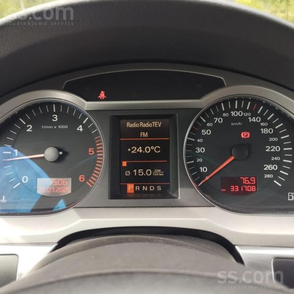 Grey Audi A6 2008 in Jekabpils, with an engine capacity of 3.00 L and mileage of 322 thousand km for 3400 €, photo 3 on AUTOMOTO.COM.LV