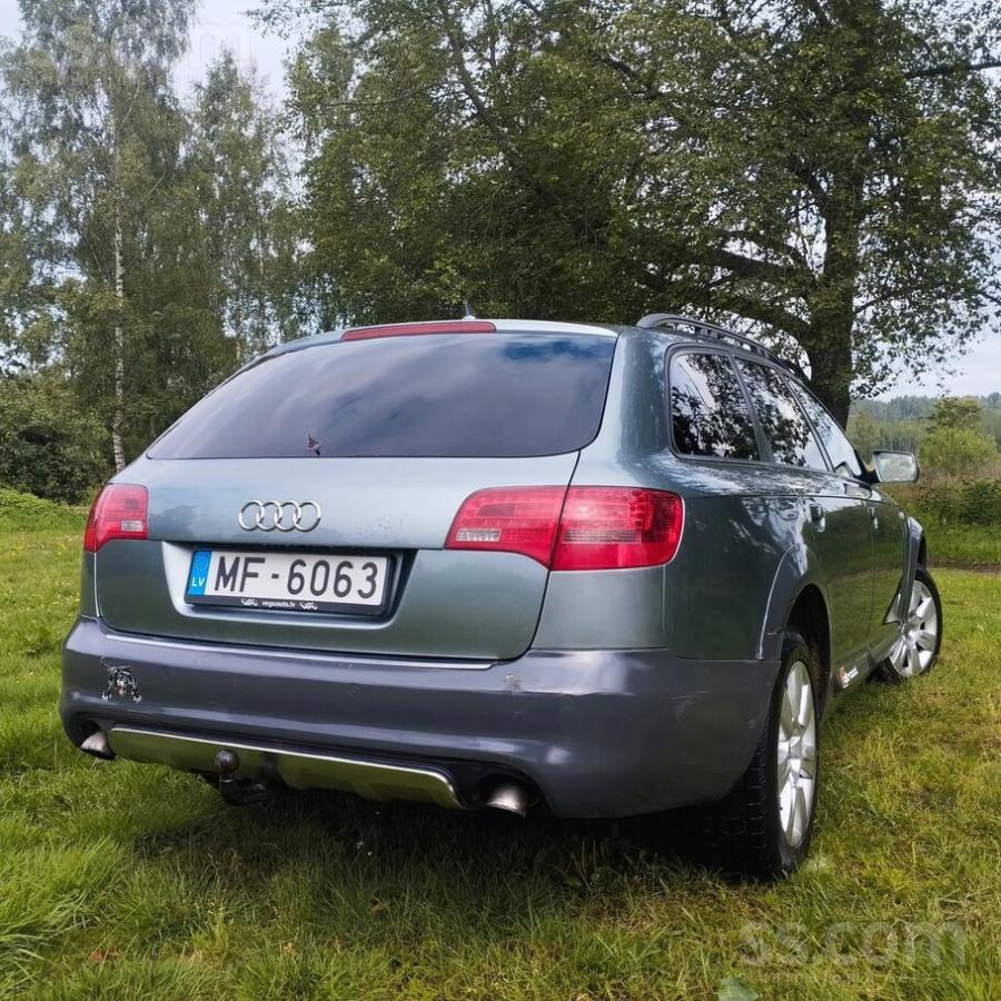Pelēks Audi A6 2008 Jēkabpils, ar dzinēja tilpumu 3.00 L un nobraukumu 322 tūkst. km par 3400 €, foto 11 vietnē AUTOMOTO.COM.LV