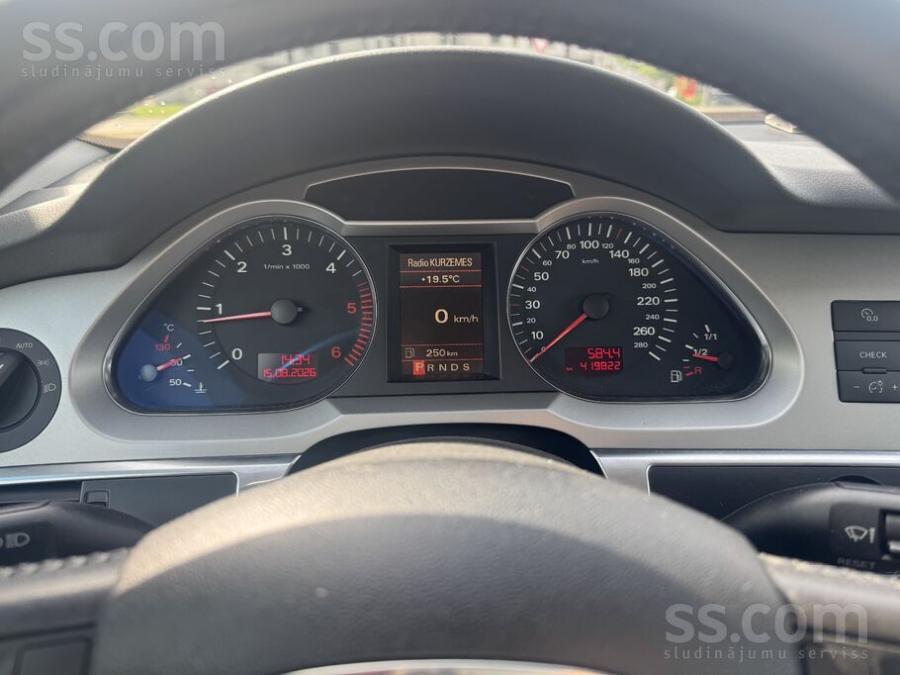 Pelēks Audi A6 2008 Rīga, ar dzinēja tilpumu 2.70 L un nobraukumu 420 tūkst. km par 1950 €, foto 8 vietnē AUTOMOTO.COM.LV