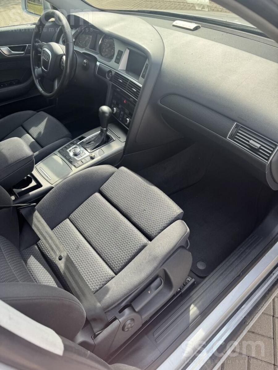 Pelēks Audi A6 2008 Rīga, ar dzinēja tilpumu 2.70 L un nobraukumu 420 tūkst. km par 1950 €, foto 10 vietnē AUTOMOTO.COM.LV