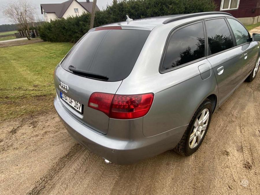 Grey Audi A6 2008 in Varena, with an engine capacity of 2.70 L and mileage of 300 thousand km for 3900 €, photo 6 on AUTOMOTO.COM.LV