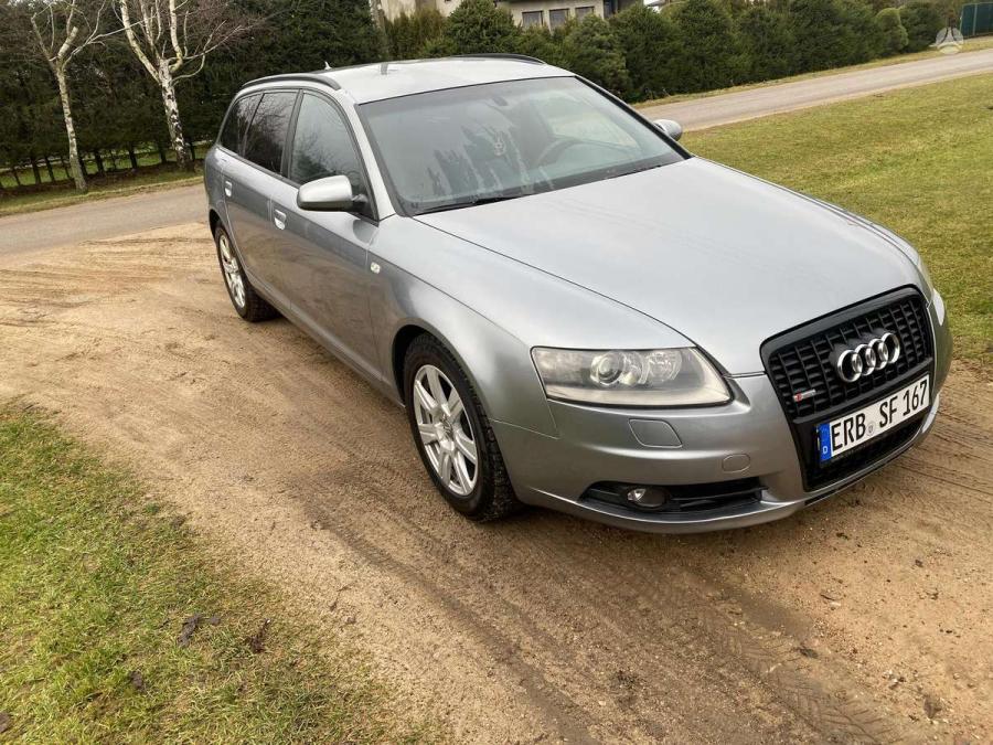 Grey Audi A6 2008 in Varena, with an engine capacity of 2.70 L and mileage of 300 thousand km for 3900 €, photo 8 on AUTOMOTO.COM.LV