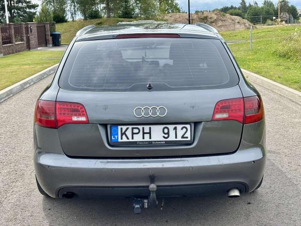 Grey Audi A6 2008 in Vilnius, with an engine capacity of 2.97 L and mileage of 400 thousand km for 2500 €, photo 4 on AUTOMOTO.COM.LV