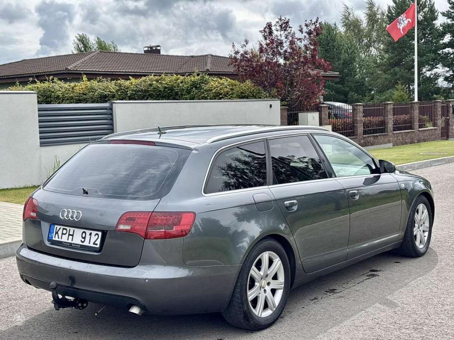 Grey Audi A6 2008 in Vilnius, with an engine capacity of 2.97 L and mileage of 400 thousand km for 2500 €, photo 6 on AUTOMOTO.COM.LV