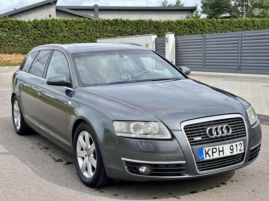 Grey Audi A6 2008 in Vilnius, with an engine capacity of 2.97 L and mileage of 400 thousand km for 2500 €, photo 8 on AUTOMOTO.COM.LV