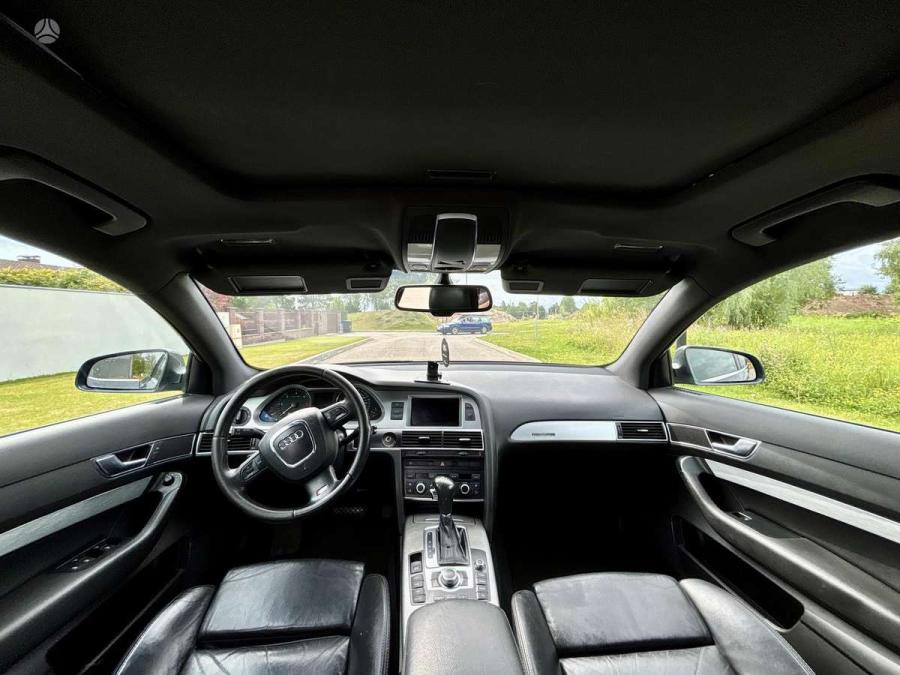 Grey Audi A6 2008 in Vilnius, with an engine capacity of 2.97 L and mileage of 400 thousand km for 2500 €, photo 10 on AUTOMOTO.COM.LV