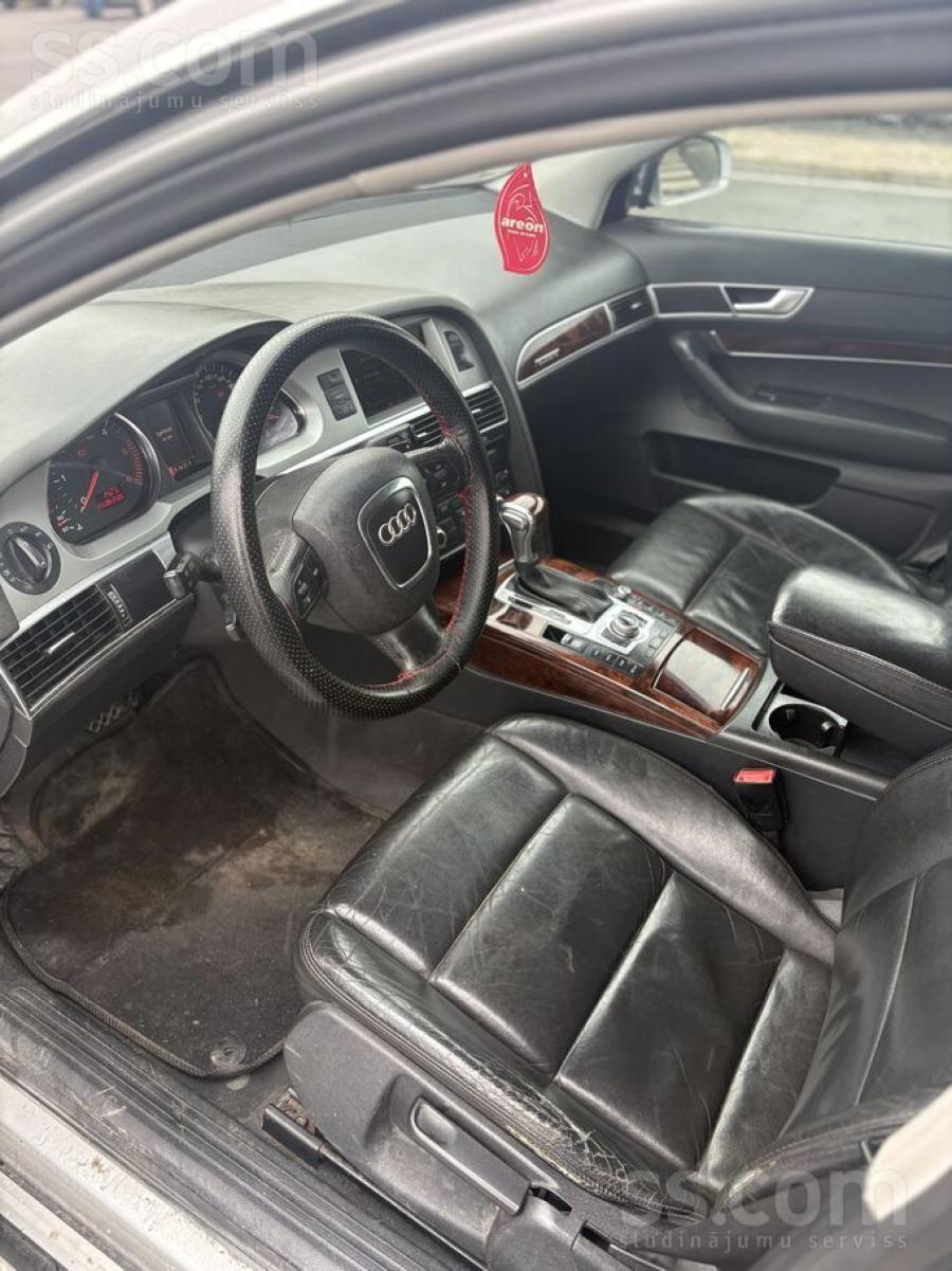 Pelēks Audi A6 2008 Rīga, ar dzinēja tilpumu 3.00 L un nobraukumu 266 tūkst. km par 1890 €, foto 7 vietnē AUTOMOTO.COM.LV