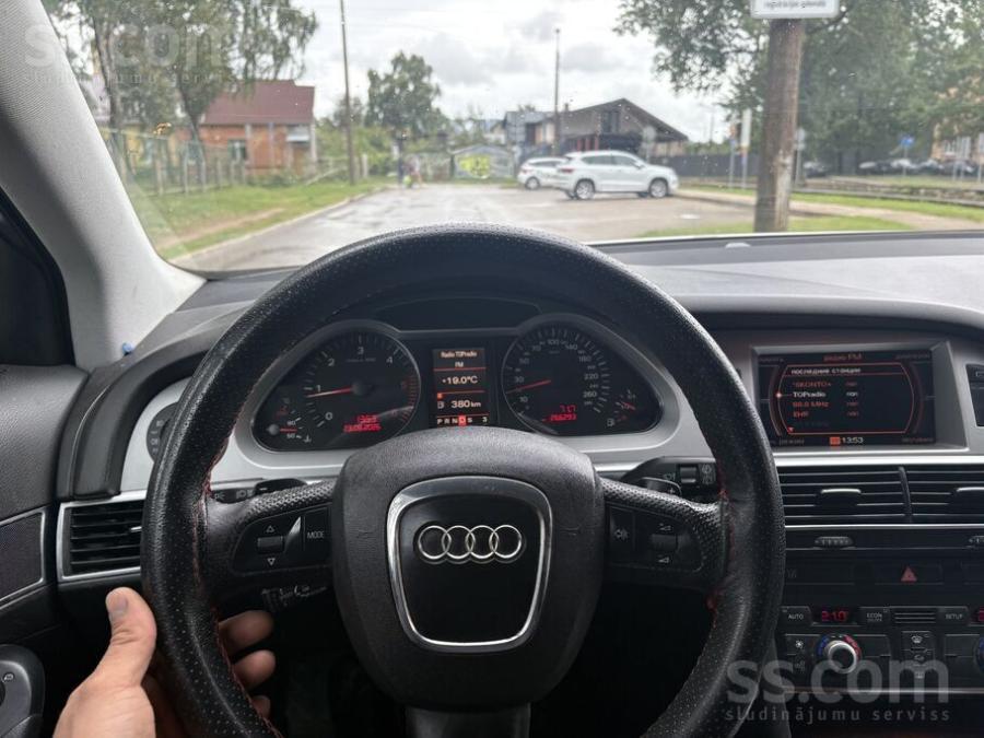 Pelēks Audi A6 2008 Rīga, ar dzinēja tilpumu 3.00 L un nobraukumu 266 tūkst. km par 1890 €, foto 8 vietnē AUTOMOTO.COM.LV
