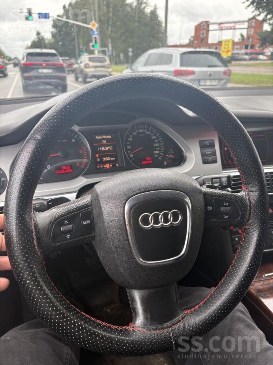 Pelēks Audi A6 2008 Rīga, ar dzinēja tilpumu 3.00 L un nobraukumu 266 tūkst. km par 1890 €, foto 10 vietnē AUTOMOTO.COM.LV