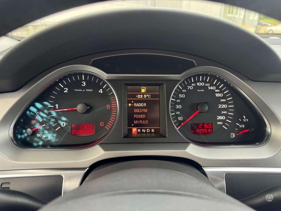 Серый Ауди А6 2008 в Вильнюс, объемом двигателя 2.97 л и пробегом 225 тыс. км за 4200 €, фото 9 на AUTOMOTO.COM.LV