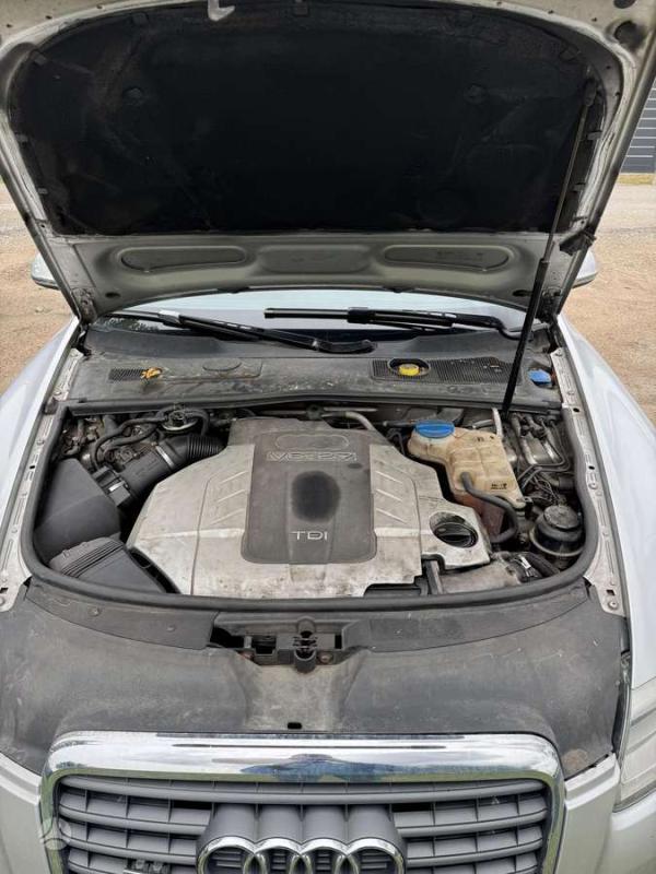 Grey Audi A6 2008 in Vilnius, with an engine capacity of 2.70 L and mileage of 240 thousand km for 2000 €, photo 9 on AUTOMOTO.COM.LV