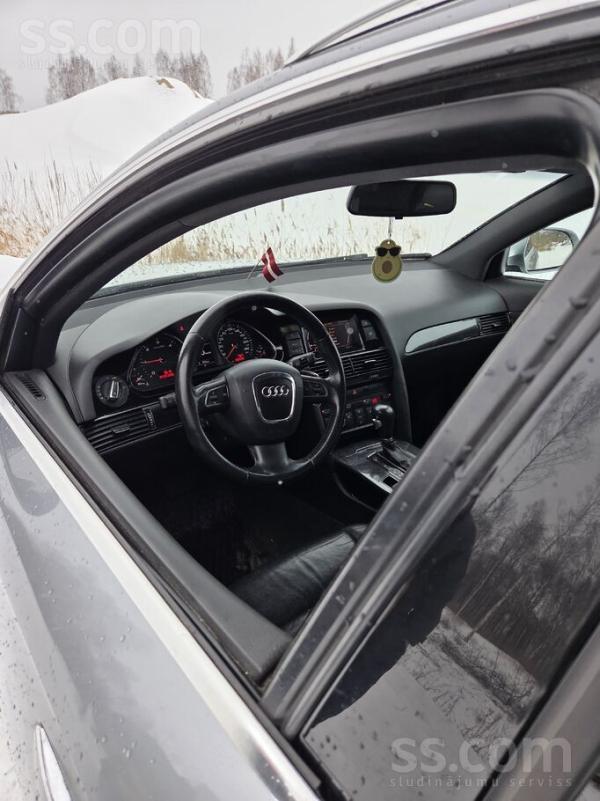 Grey Audi A6 2008 in Jelgava, with an engine capacity of 2.00 L and mileage of 380 thousand km for 4500 €, photo 7 on AUTOMOTO.COM.LV