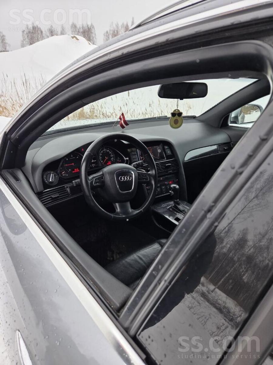 Grey Audi A6 2008 in Jelgava, with an engine capacity of 2.00 L and mileage of 380 thousand km for 4500 €, photo 7 on AUTOMOTO.COM.LV