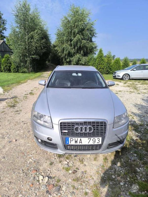 Pelēks Audi A6 2008 Kauņa, ar dzinēja tilpumu 2.70 L un nobraukumu 333 tūkst. km par 1450 €, foto 4 vietnē AUTOMOTO.COM.LV