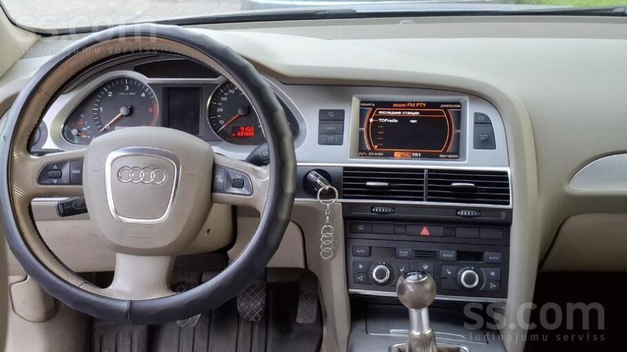 Pelēks Audi A6 2008 Rīga, ar dzinēja tilpumu 2.70 L un nobraukumu 238 tūkst. km par 2750 €, foto 4 vietnē AUTOMOTO.COM.LV