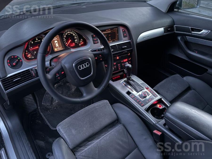 Pelēks Audi A6 2008 Jelgava, ar dzinēja tilpumu 3.00 L un nobraukumu 305 tūkst. km par 3300 €, foto 13 vietnē AUTOMOTO.COM.LV