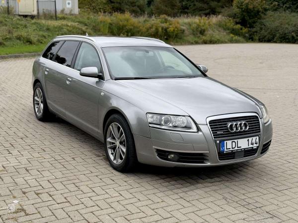 Grey Audi A6 2008 in Vilnius, with an engine capacity of 2.97 L and mileage of 295 thousand km for 2900 €, photo 3 on AUTOMOTO.COM.LV