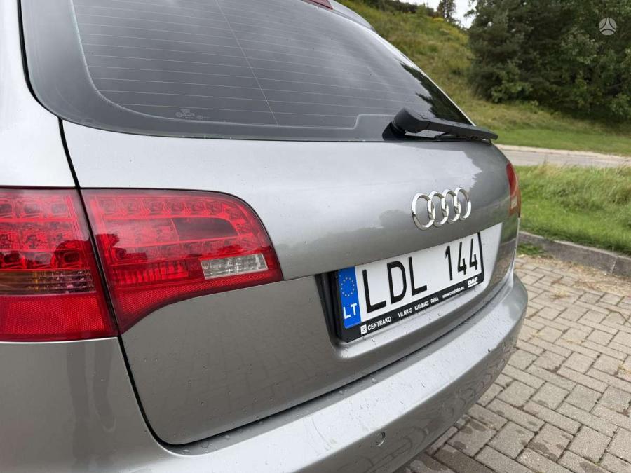 Grey Audi A6 2008 in Vilnius, with an engine capacity of 2.97 L and mileage of 295 thousand km for 2900 €, photo 8 on AUTOMOTO.COM.LV