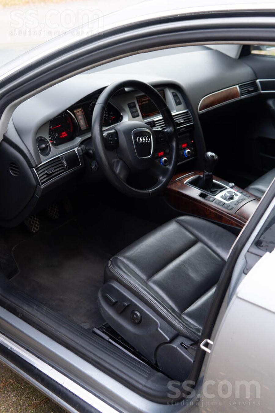 Grey Audi A6 2008 in Talsi, with an engine capacity of 2.00 L and mileage of 332 thousand km for 3300 €, photo 11 on AUTOMOTO.COM.LV