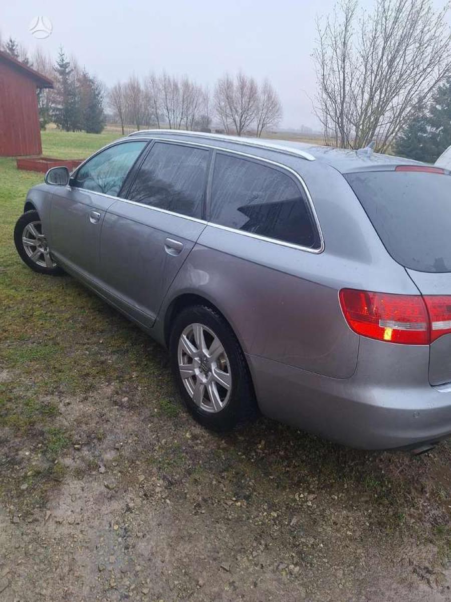 Grey Audi A6 2009 in Birzai, with an engine capacity of 1.97 L and mileage of 317 thousand km for 4800 €, photo 5 on AUTOMOTO.COM.LV
