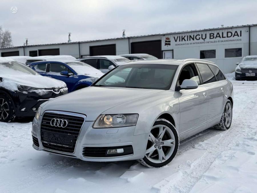 Grey Audi A6 2009 in Utena, with an engine capacity of 2.70 L and mileage of 280 thousand km for 4390 €, photo 3 on AUTOMOTO.COM.LV