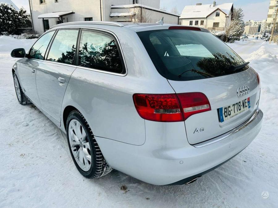 Grey Audi A6 2009 in Vilnius, with an engine capacity of 2.70 L and mileage of 272 thousand km for 5500 €, photo 8 on AUTOMOTO.COM.LV