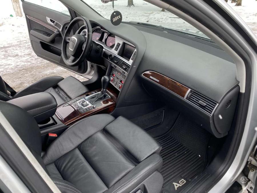 Pelēks Audi A6 2009 Marijampole, ar dzinēja tilpumu 2.70 L un nobraukumu 381 tūkst. km par 5650 €, foto 12 vietnē AUTOMOTO.COM.LV