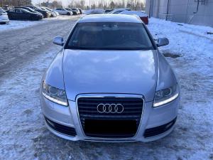 Grey Audi A6 2009 in Klaipeda, with an engine capacity of 2.77 L and mileage of 295 thousand km for 4400 €, photo 3 on AUTOMOTO.COM.LV