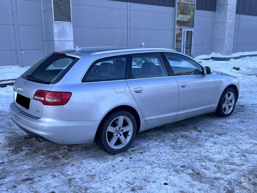 Grey Audi A6 2009 in Klaipeda, with an engine capacity of 2.77 L and mileage of 295 thousand km for 4400 €, photo 7 on AUTOMOTO.COM.LV