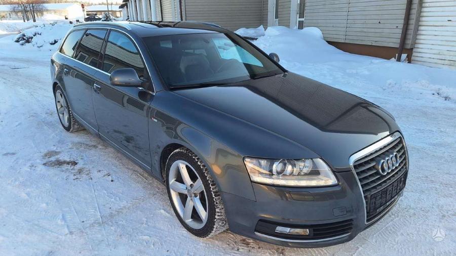 Pelēks Audi A6 2009 Viļņa, ar dzinēja tilpumu 2.77 L un nobraukumu 170 tūkst. km par 4950 €, foto 4 vietnē AUTOMOTO.COM.LV