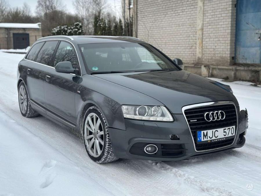 Pelēks Audi A6 2009 Ukmergė, ar dzinēja tilpumu 2.97 L un nobraukumu 346 tūkst. km par 3200 €, foto 1 vietnē AUTOMOTO.COM.LV