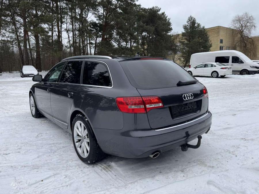 Grey Audi A6 2009 in Vilnius, with an engine capacity of 2.77 L and mileage of 299 thousand km for 3800 €, photo 3 on AUTOMOTO.COM.LV