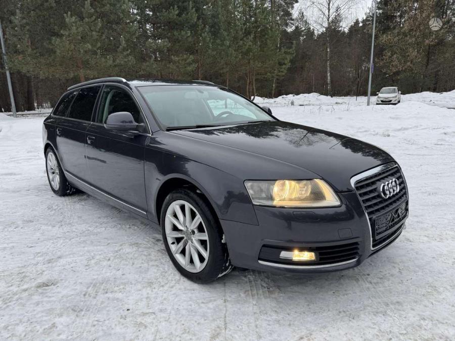 Grey Audi A6 2009 in Vilnius, with an engine capacity of 2.77 L and mileage of 299 thousand km for 3800 €, photo 7 on AUTOMOTO.COM.LV