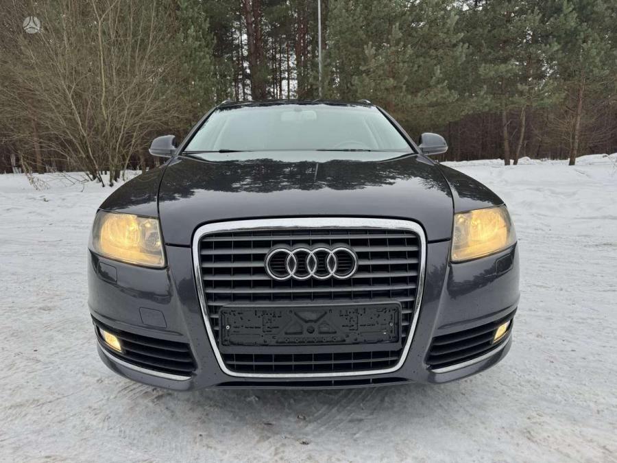 Grey Audi A6 2009 in Vilnius, with an engine capacity of 2.77 L and mileage of 299 thousand km for 3800 €, photo 8 on AUTOMOTO.COM.LV