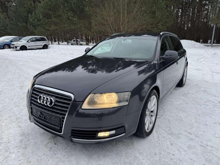 Grey Audi A6 2009 in Vilnius, with an engine capacity of 2.77 L and mileage of 299 thousand km for 3800 €, photo 9 on AUTOMOTO.COM.LV