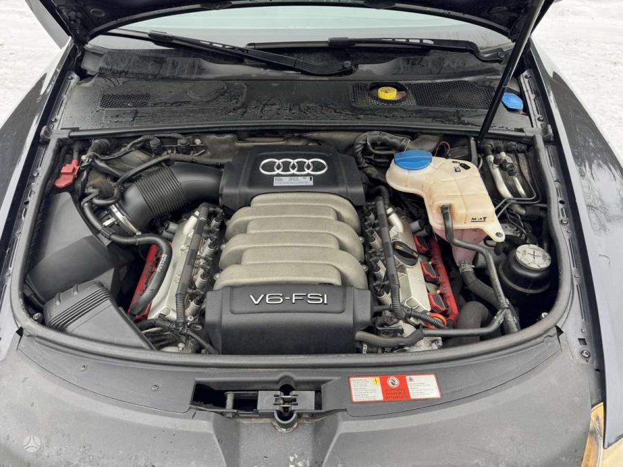 Grey Audi A6 2009 in Vilnius, with an engine capacity of 2.77 L and mileage of 299 thousand km for 3800 €, photo 19 on AUTOMOTO.COM.LV