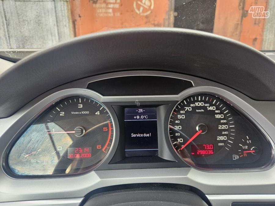 Grey Audi A6 2009 in Visaginas, with an engine capacity of 2.00 L and mileage of 298 thousand km for 4000 €, photo 11 on AUTOMOTO.COM.LV