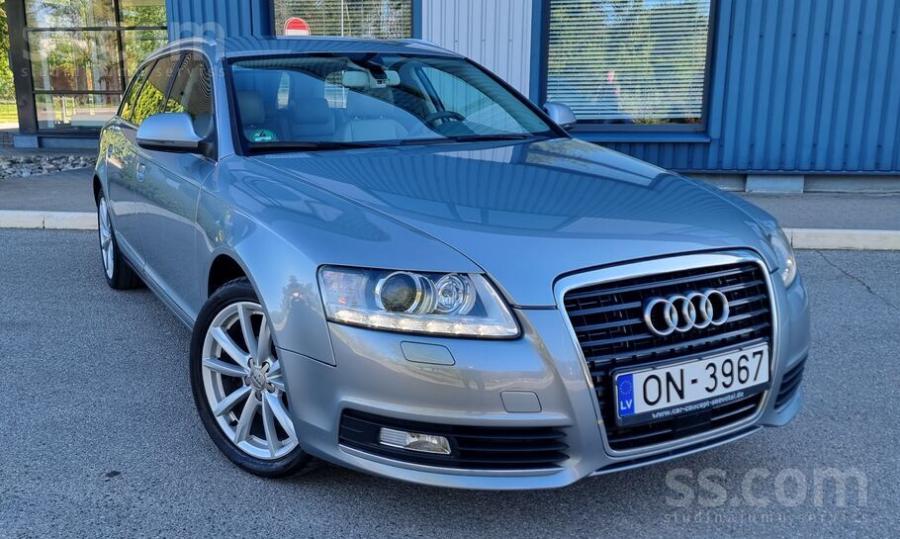 Grey Audi A6 2009 in Riga, with an engine capacity of 3.00 L and mileage of 282 thousand km for 5990 €, photo 1 on AUTOMOTO.COM.LV