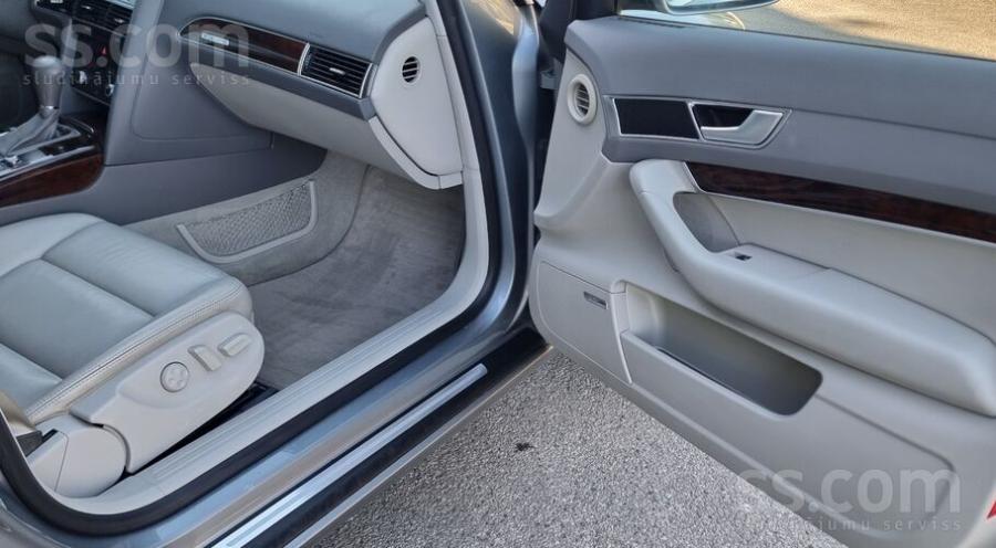 Grey Audi A6 2009 in Riga, with an engine capacity of 3.00 L and mileage of 282 thousand km for 5990 €, photo 15 on AUTOMOTO.COM.LV