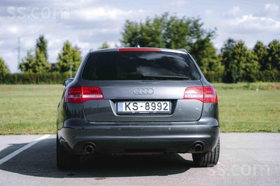 Grey Audi A6 2009 in Riga, with an engine capacity of 3.00 L and mileage of 284 thousand km for 4900 €, photo 4 on AUTOMOTO.COM.LV