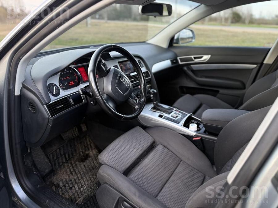 Pelēks Audi A6 2009 Daugavpils, ar dzinēja tilpumu 2.00 L un nobraukumu 365 tūkst. km par 4500 €, foto 8 vietnē AUTOMOTO.COM.LV