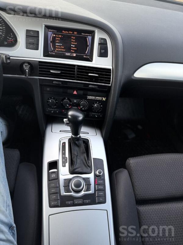 Grey Audi A6 2009 in Daugavpils, with an engine capacity of 2.00 L and mileage of 365 thousand km for 4500 €, photo 9 on AUTOMOTO.COM.LV