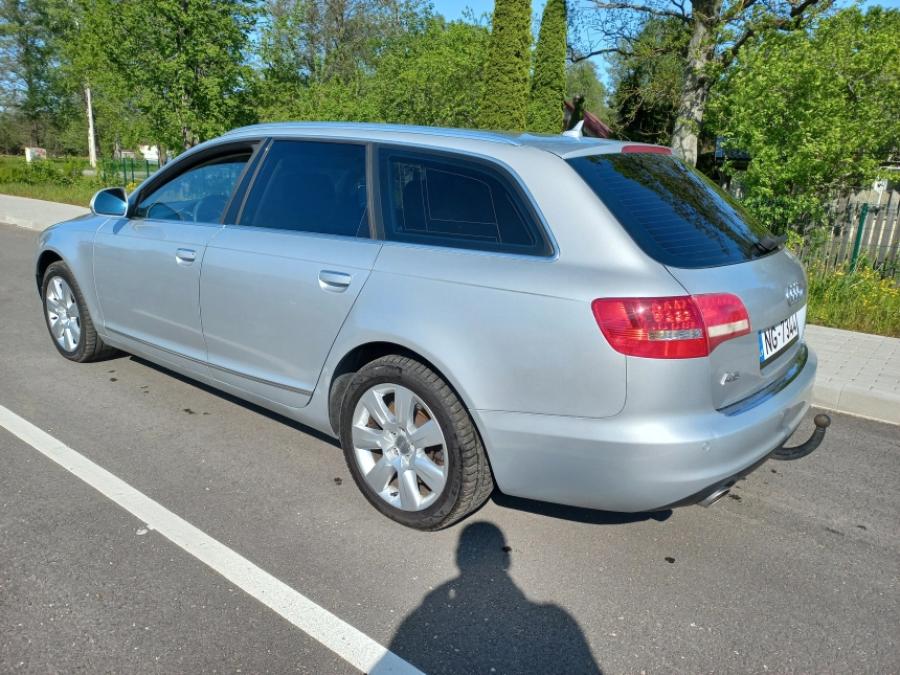 Grey Audi A6 2009 in Riga, with an engine capacity of 3.00 L and mileage of 360 thousand km for 5190 €, photo 4 on AUTOMOTO.COM.LV