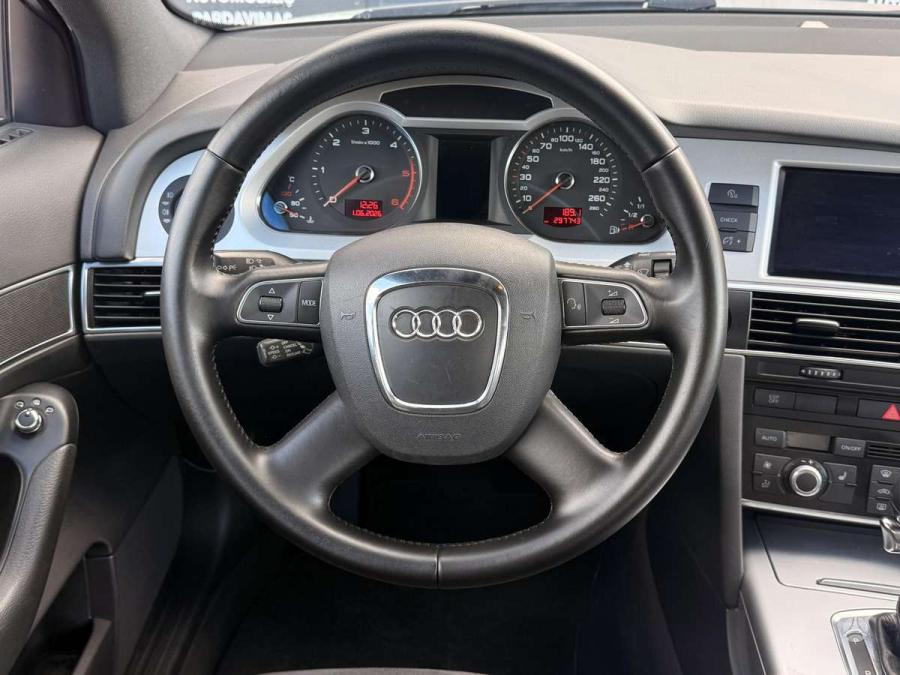 Pelēks Audi A6 2009 Viļņa, ar dzinēja tilpumu 2.70 L un nobraukumu 297 tūkst. km par 5400 €, foto 14 vietnē AUTOMOTO.COM.LV