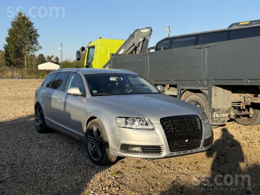 Grey Audi A6 2009 in Riga, with an engine capacity of 2.70 L and mileage of 312 thousand km for 4000 €, photo 1 on AUTOMOTO.COM.LV