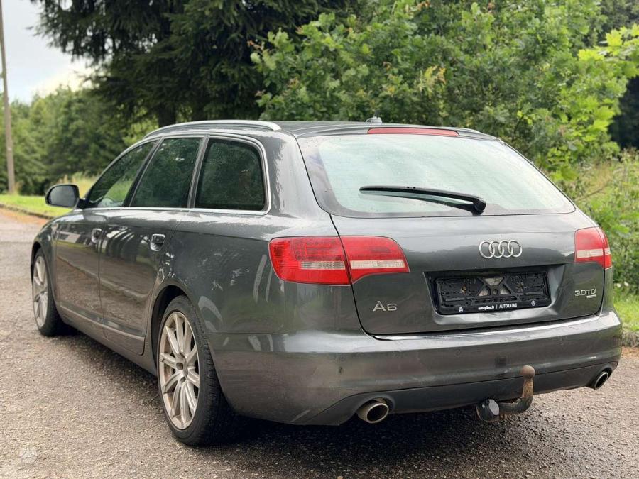 Grey Audi A6 2009 in Utena, with an engine capacity of 2.97 L and mileage of 343 thousand km for 4350 €, photo 9 on AUTOMOTO.COM.LV