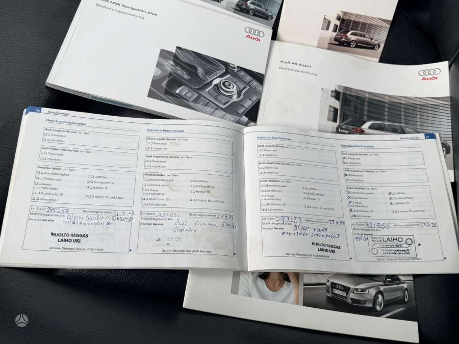Grey Audi A6 2009 in Utena, with an engine capacity of 2.97 L and mileage of 343 thousand km for 4350 €, photo 37 on AUTOMOTO.COM.LV