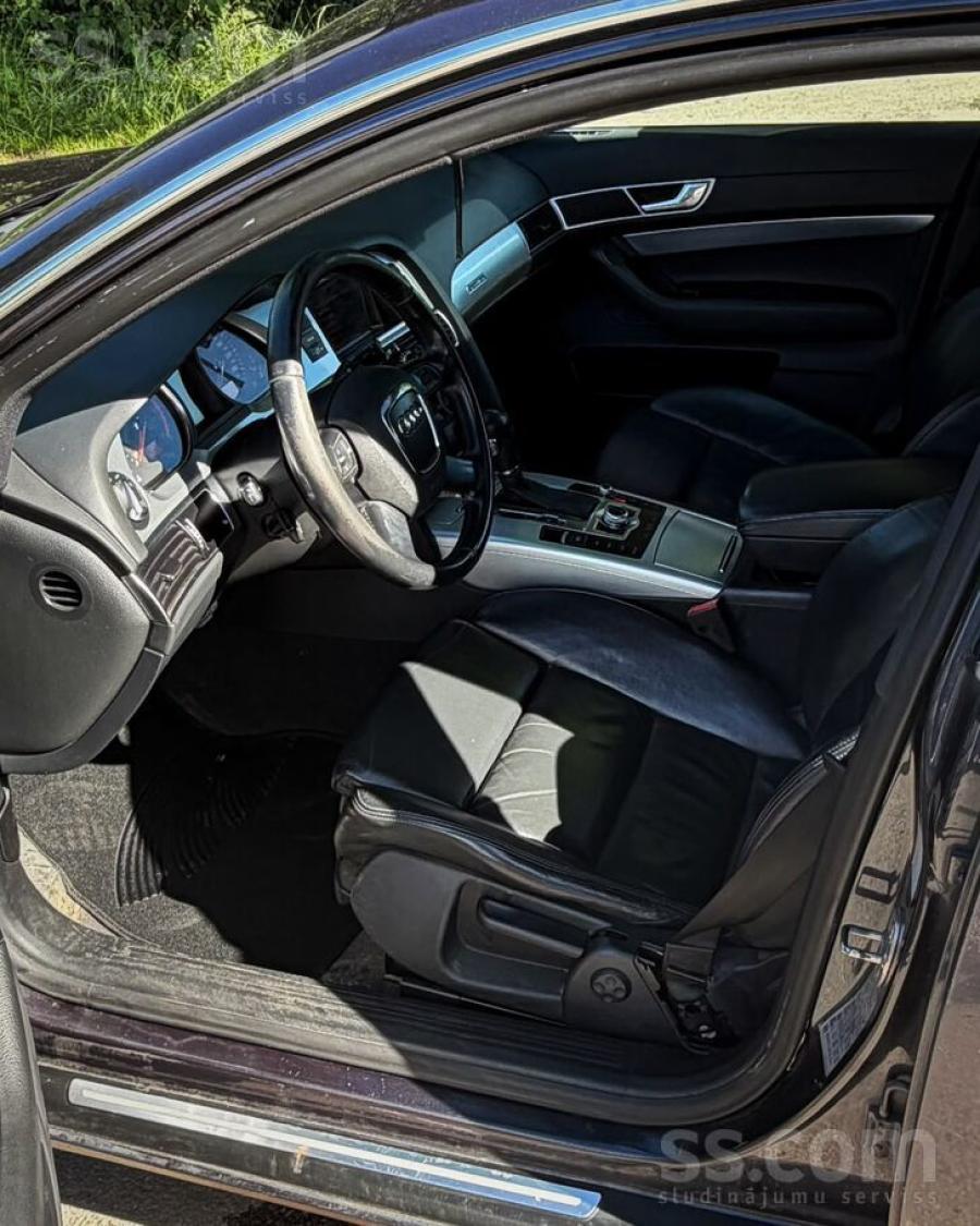 Grey Audi A6 2009 in Jurmala, with an engine capacity of 2.70 L and mileage of 316 thousand km for 3500 €, photo 5 on AUTOMOTO.COM.LV